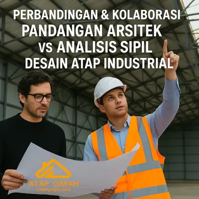 Desain Atap Industrial : Arsitek vs Sipil, Siapa Unggul ? - Atap Omah