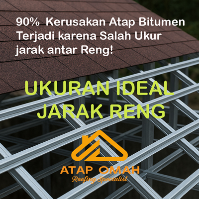 Jarak Reng Ideal Atap Bitumen, 1 Rahasia Kuat & Rapi - Atap Omah