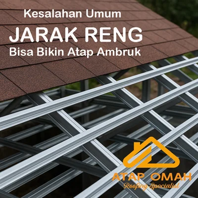 Kesalahan Jarak Reng Bisa Bikin Atap Ambruk - Atap Omah